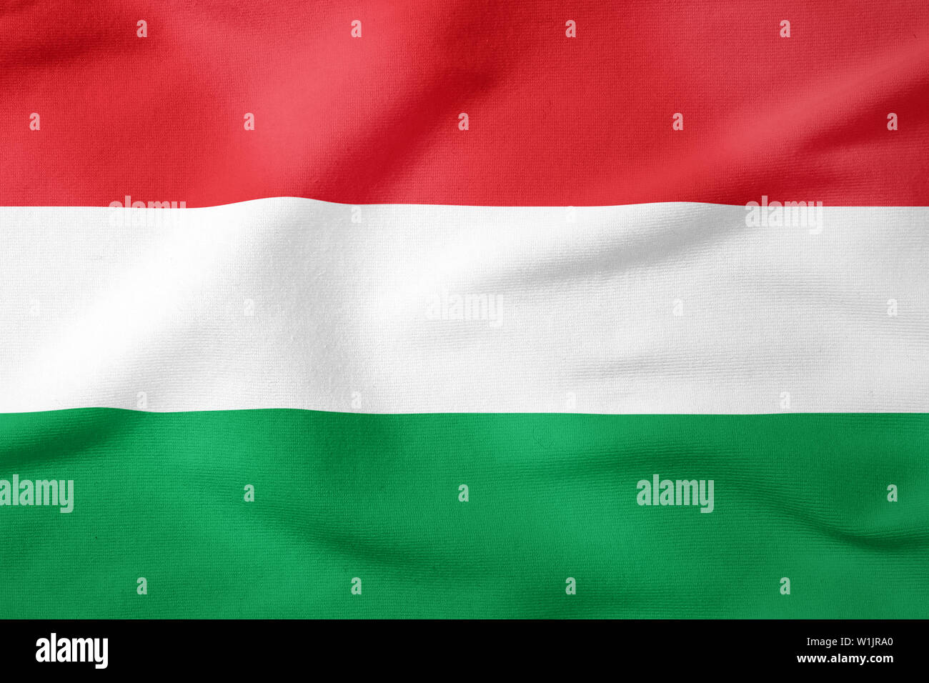National Flag of Hungary - Rectangular Shape patriotic symbol Stock ...