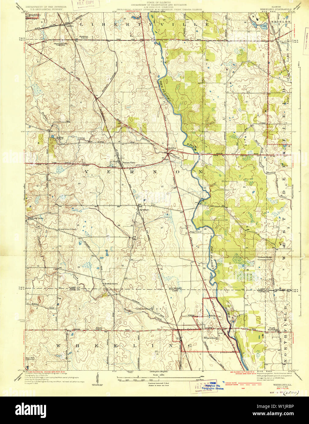 Map of wheeling hi-res stock photography and images - Alamy
