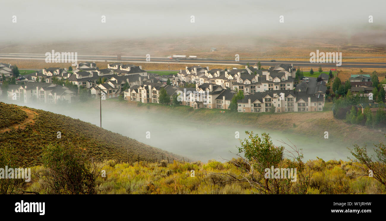 Probably one of the nicer views of the luxury apartments along I-80 ...