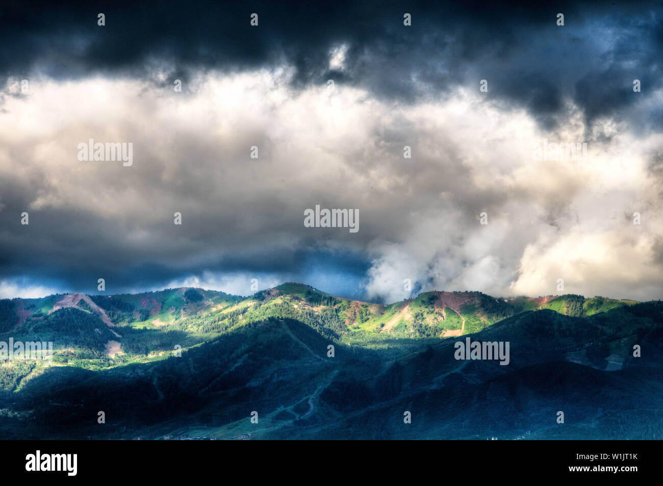 Wasatch mountains sunset utah hi-res stock photography and images - Alamy