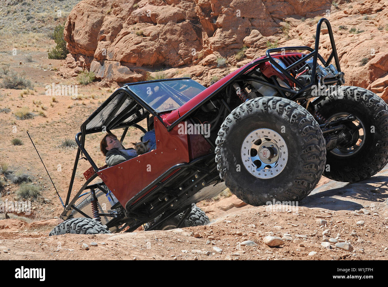 Rock climbing at Potato Salad Hill in Moab, Utah during Easter Jeep ...