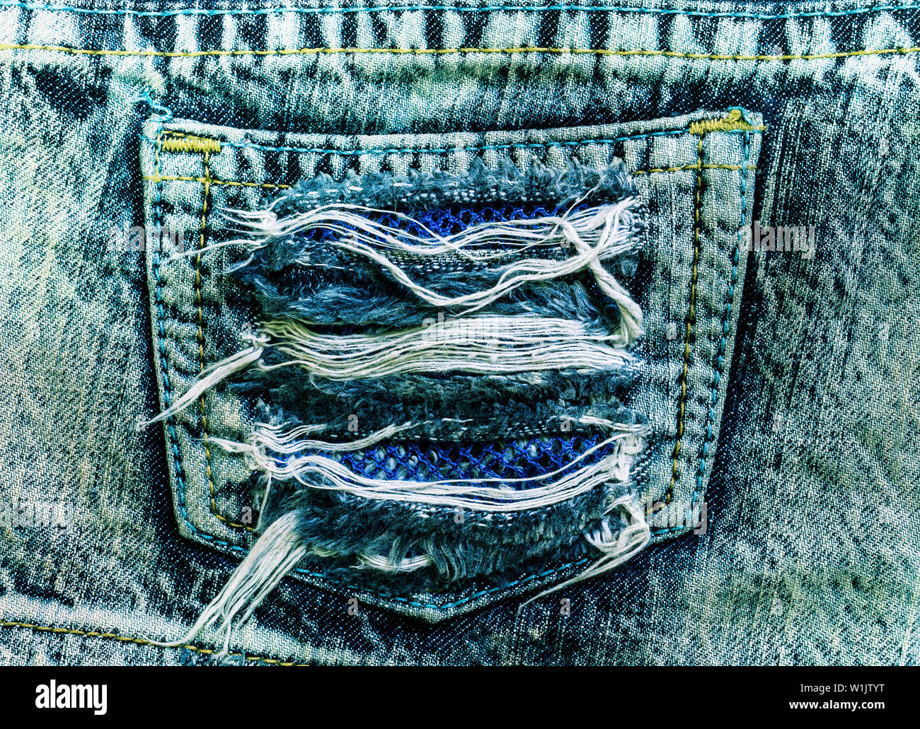 Patch of torn cloth hi-res stock photography and images - Alamy