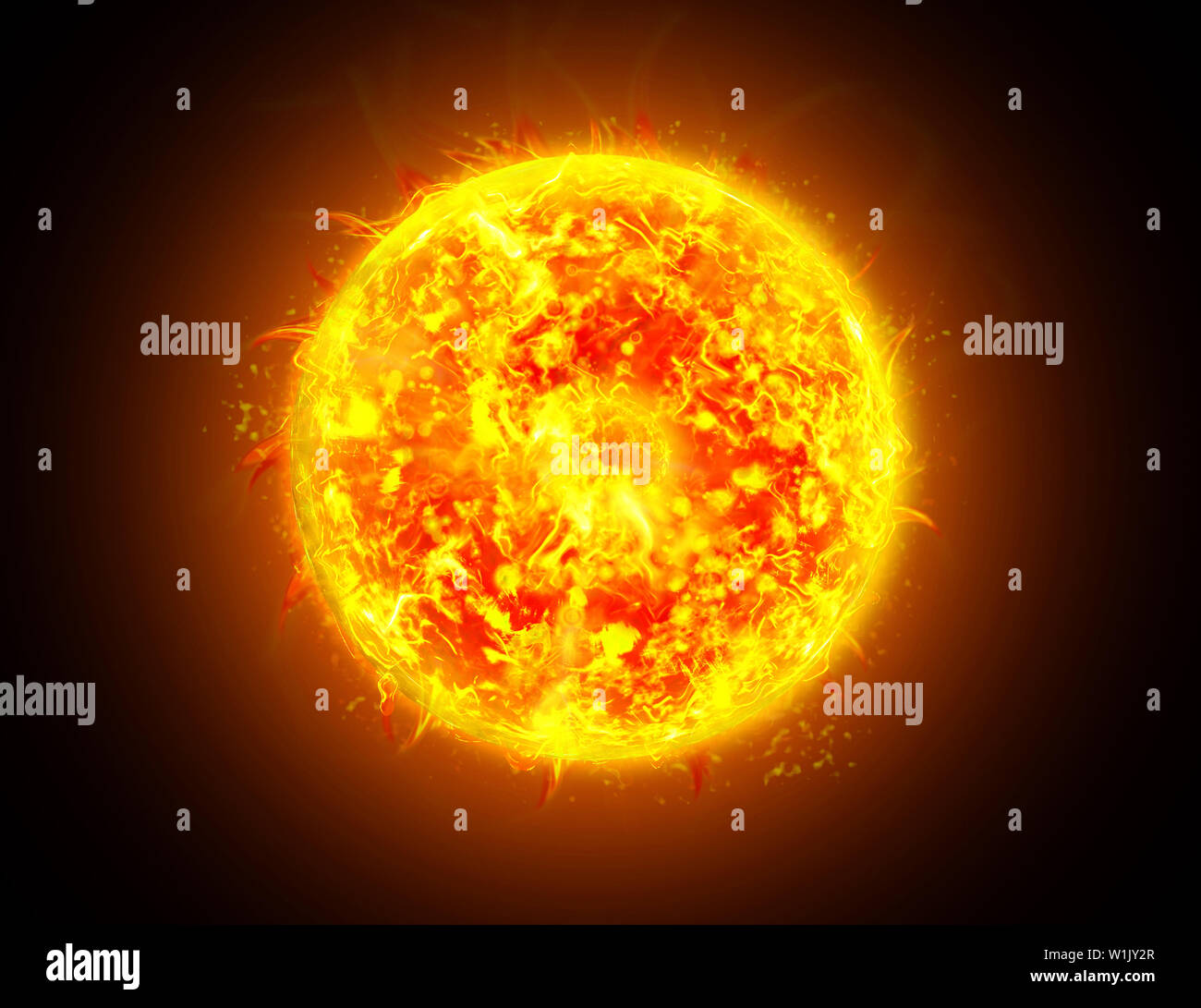 Sun in the imagination Stock Photo - Alamy