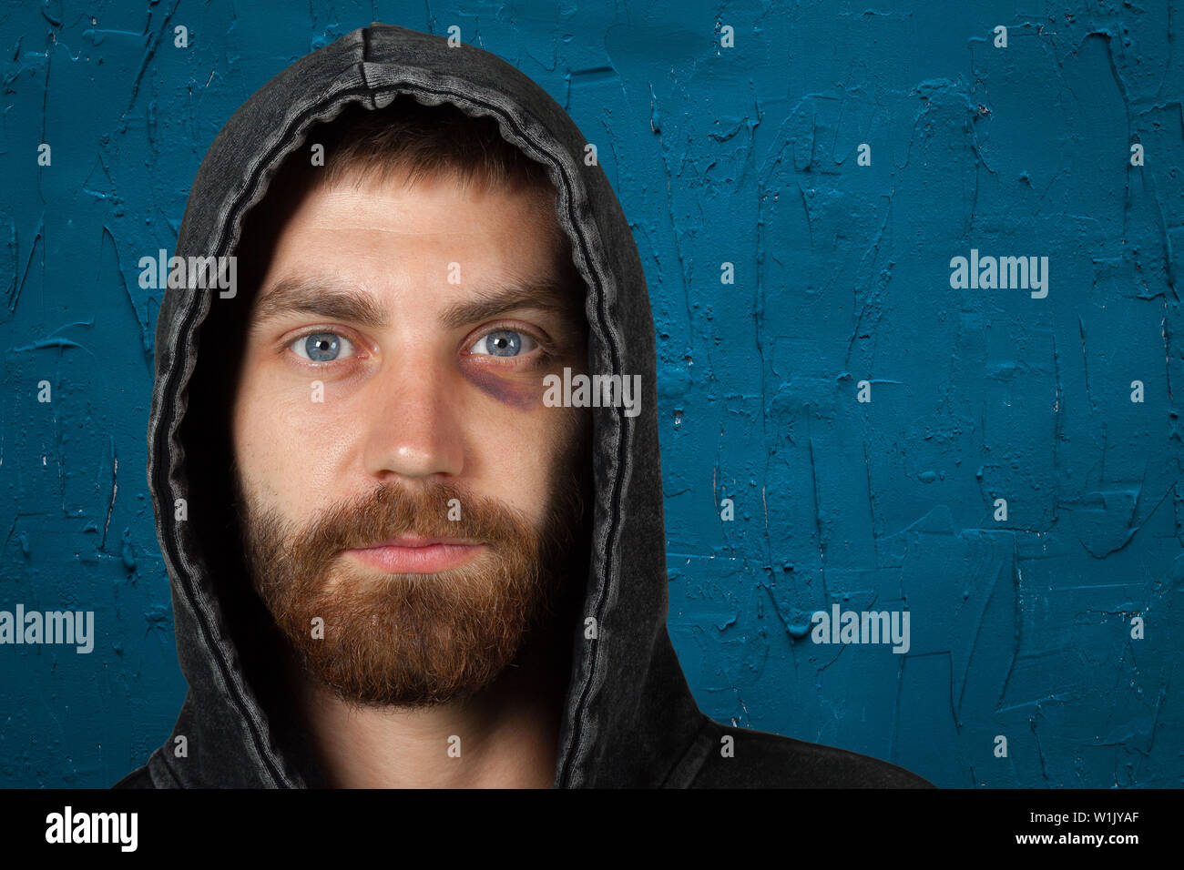 man in the hood or hooligan Stock Photo - Alamy