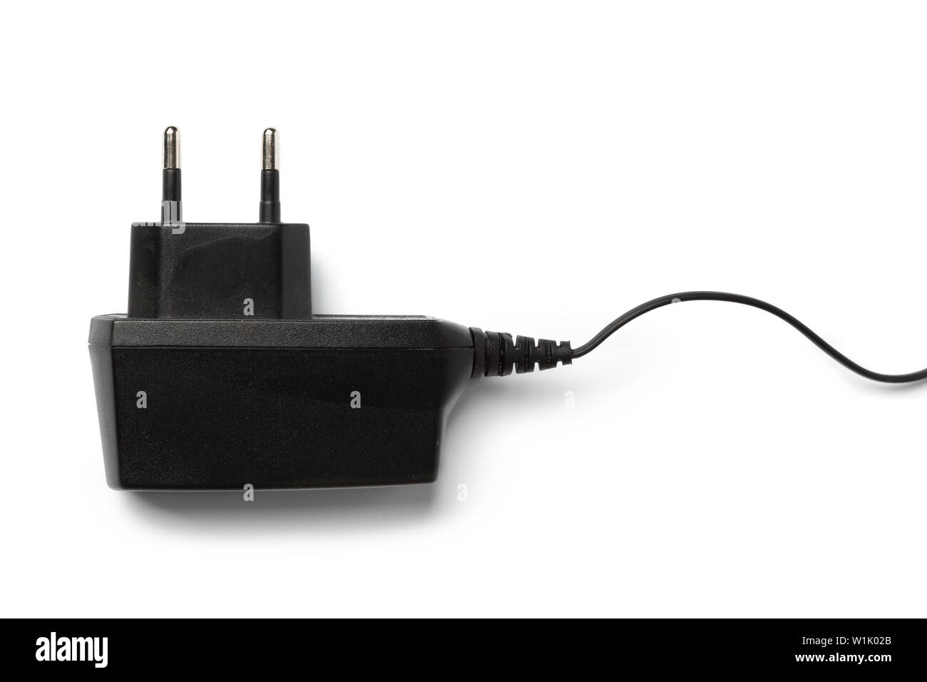 Electric power adapter isolated on white background Stock Photo - Alamy