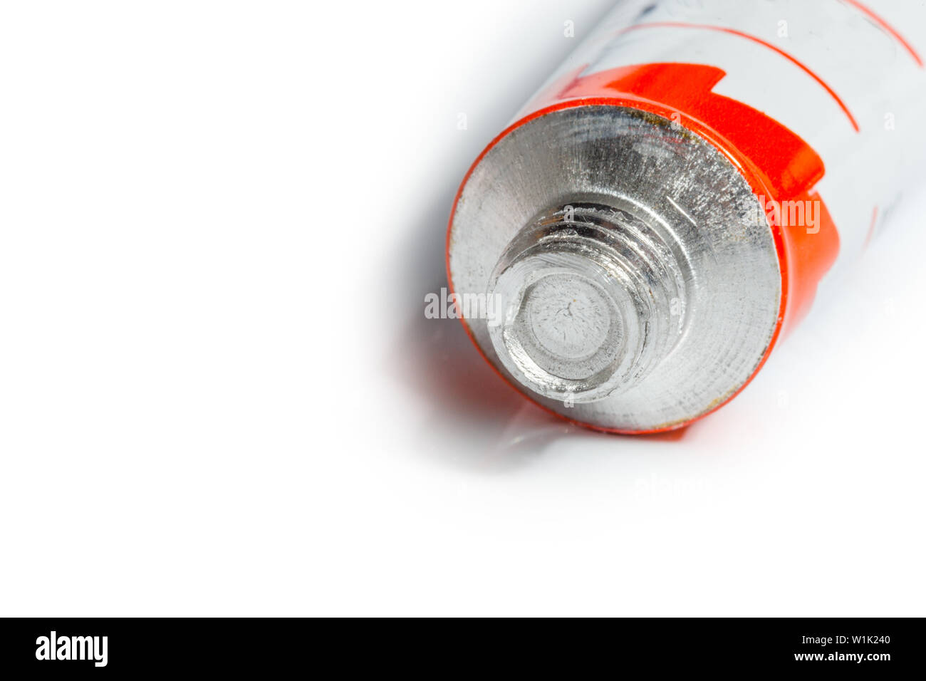 paint in tubes isolated on white Stock Photo - Alamy