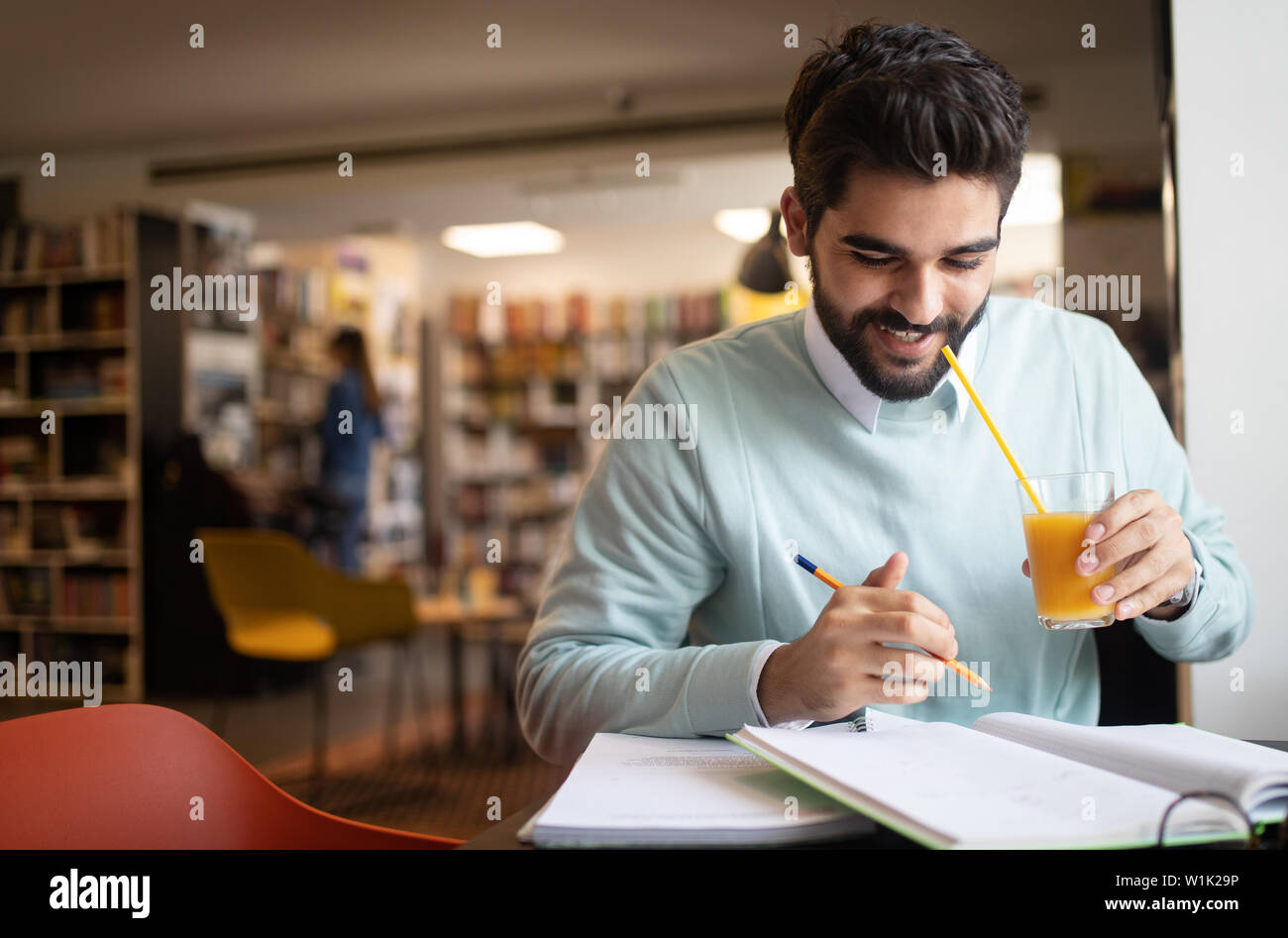 Student pen library hi-res stock photography and images - Alamy