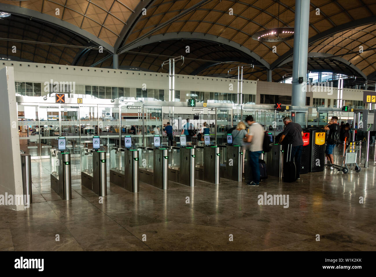 airport departure area Stock Photo - Alamy