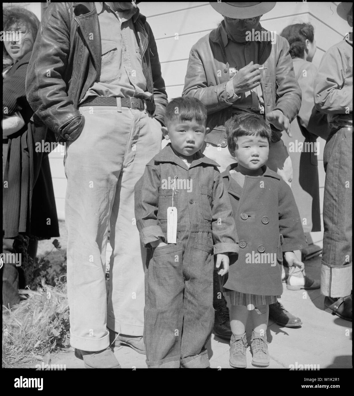 Turlock, California. These children have just arrived at Turlock ...