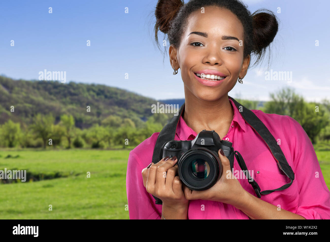 African American photographer Stock Photo - Alamy