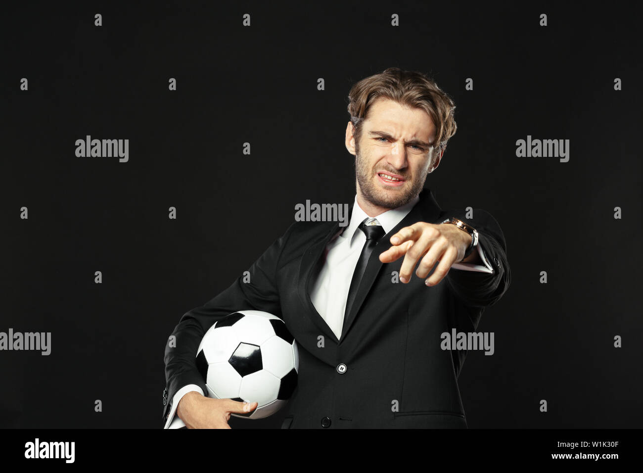 Coach, Business, Sport on black background Stock Photo - Alamy