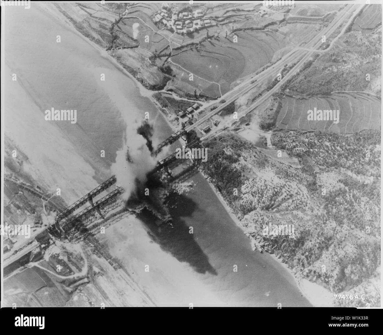 Two Probables. These railroad bridges cross Kum River about 10 miles ...