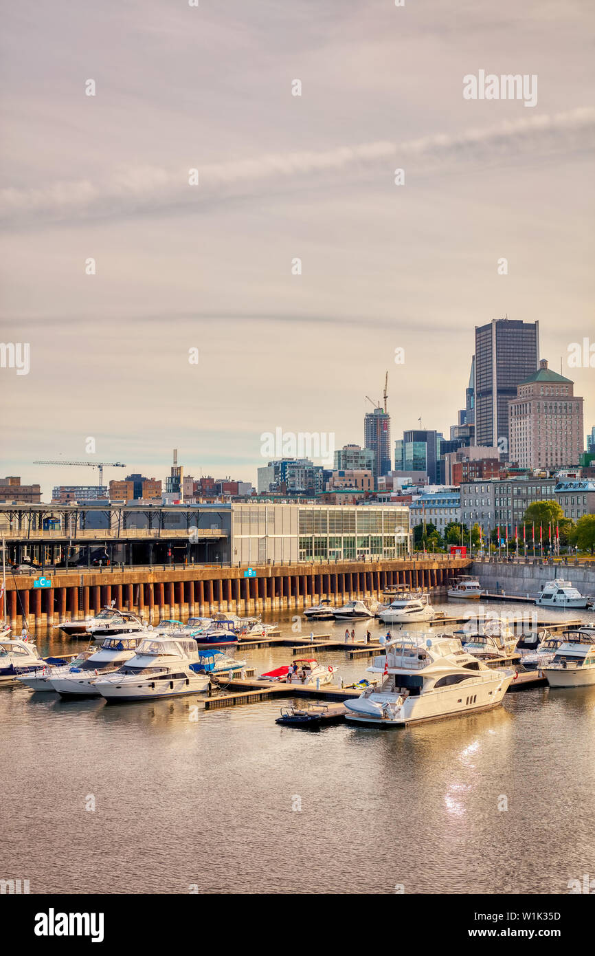 Canada montreal cartier pier hi-res stock photography and images - Alamy