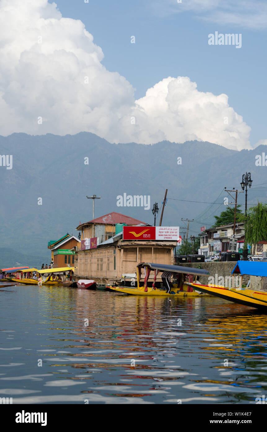 Nehru Park Floating Post Office on Dal Lake, Srinagar, Jammu and ...