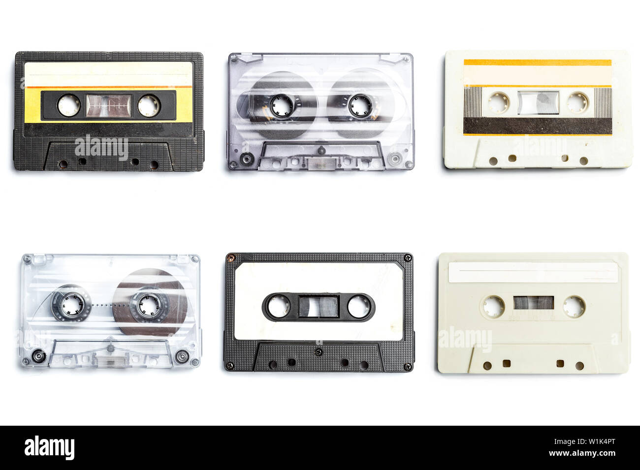 Collection of retro audio tapes Stock Photo - Alamy