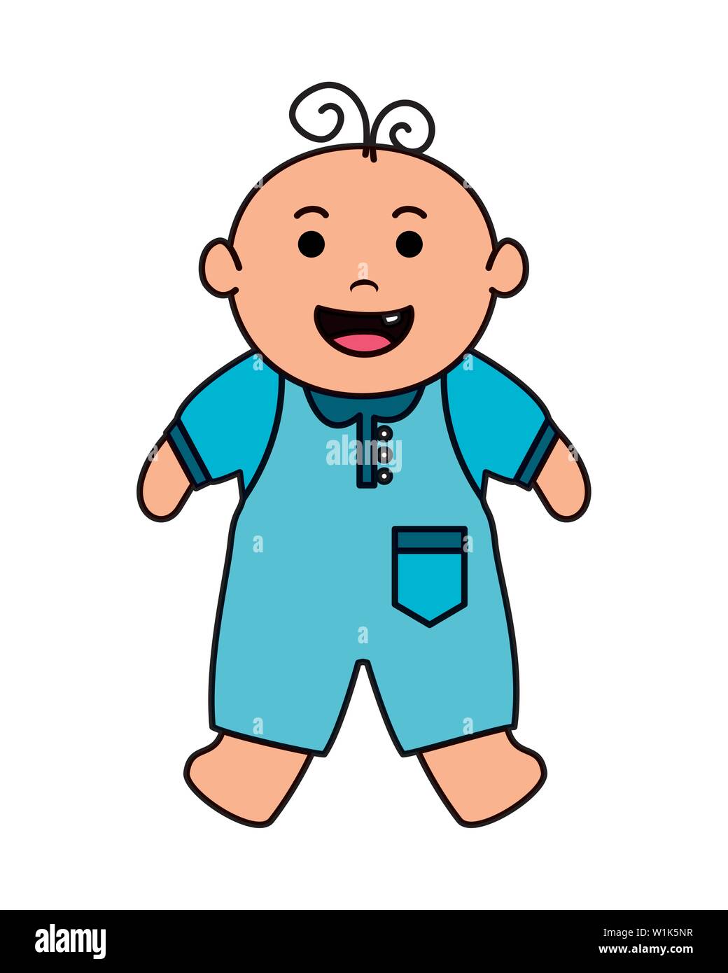 cute little baby boy character Stock Vector Image & Art - Alamy
