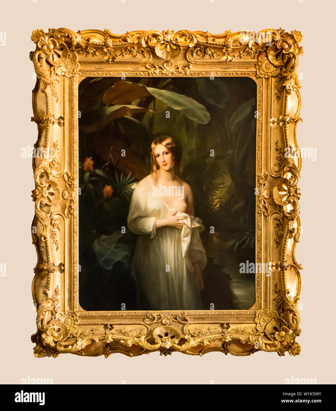 Musée Fesch Ajaccio : unknown French painter XIXth,Vierge tropicale ...