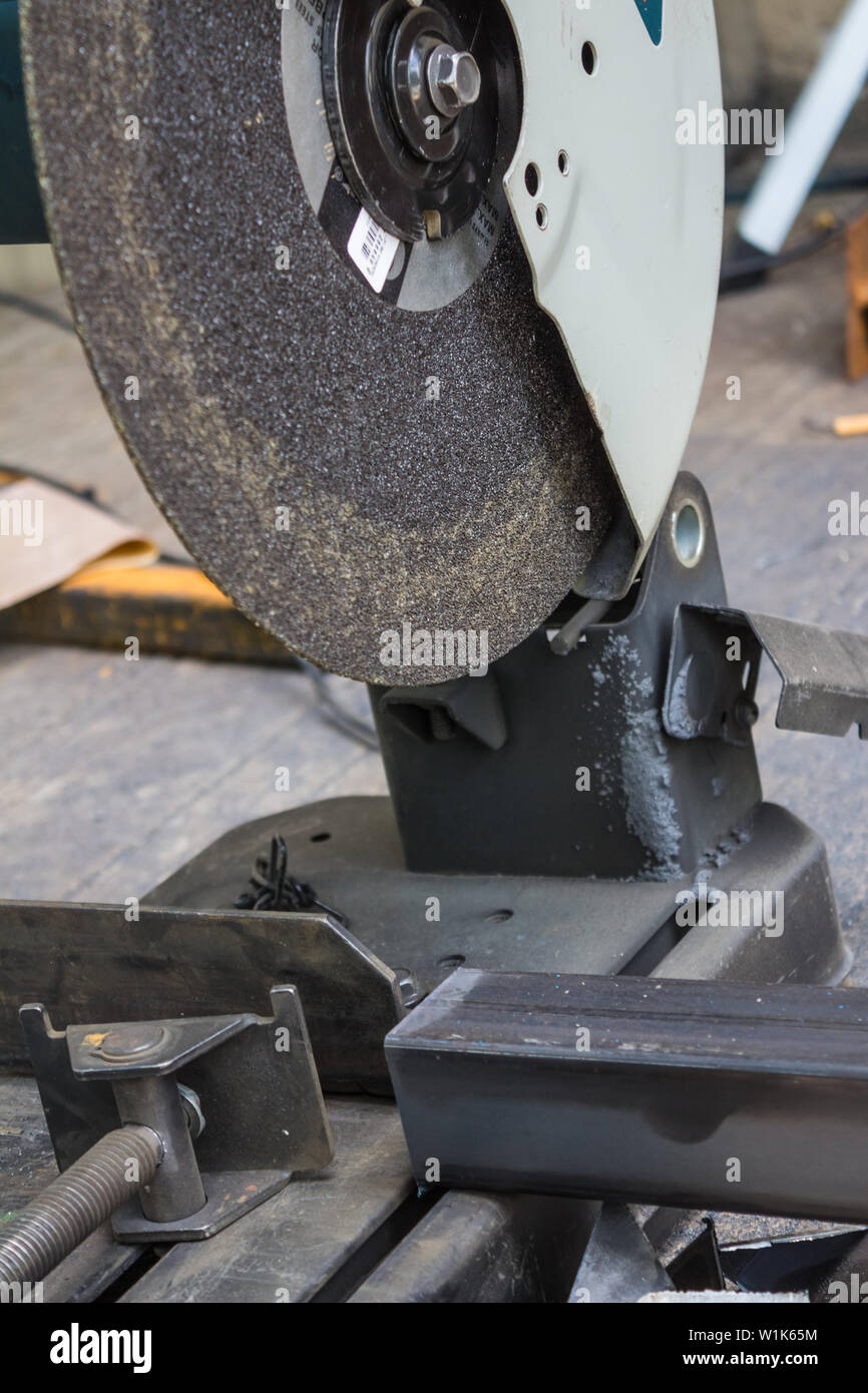Metal cutting industry Stock Photo - Alamy