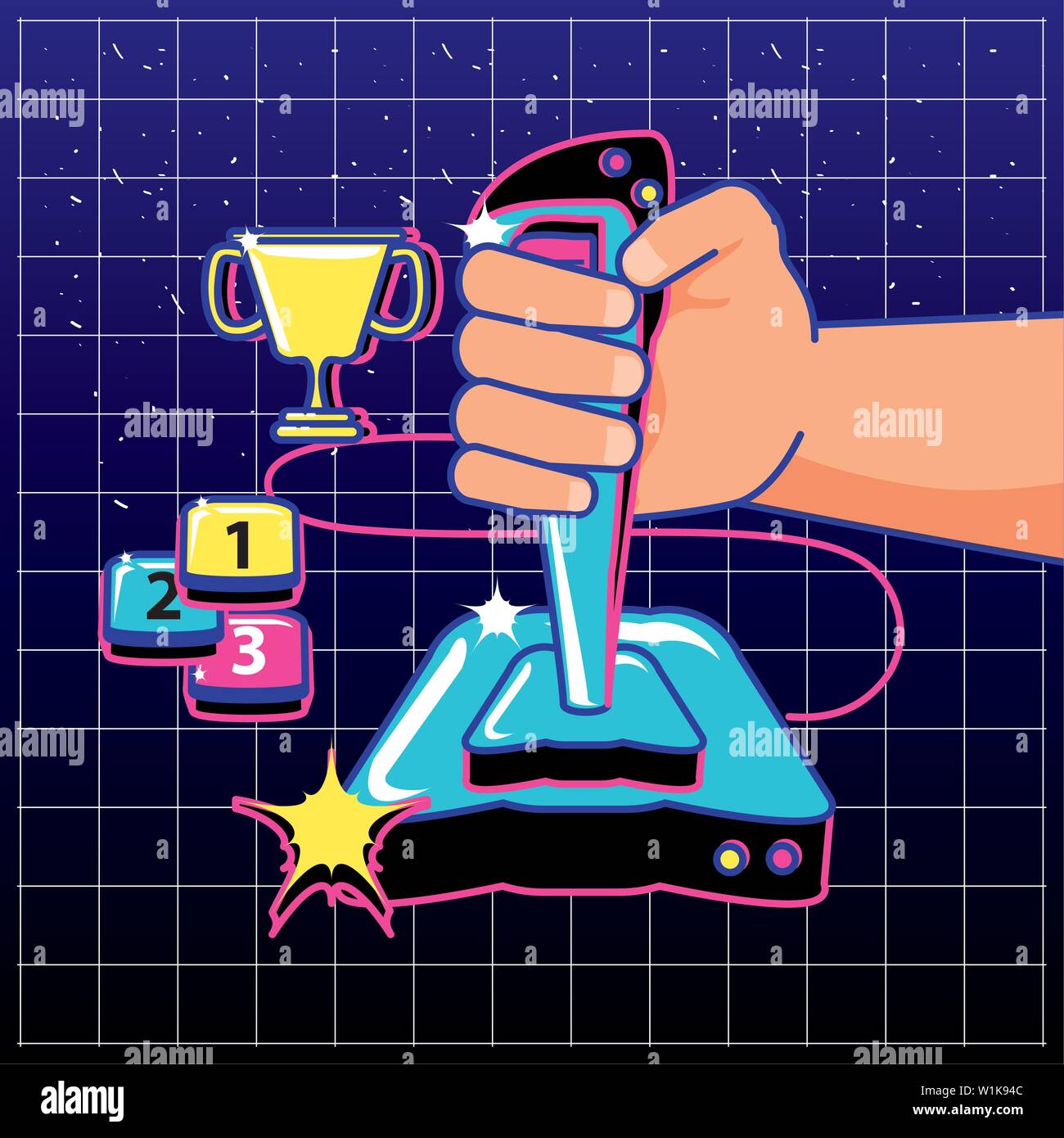 Gamer hands Stock Vector Images - Alamy