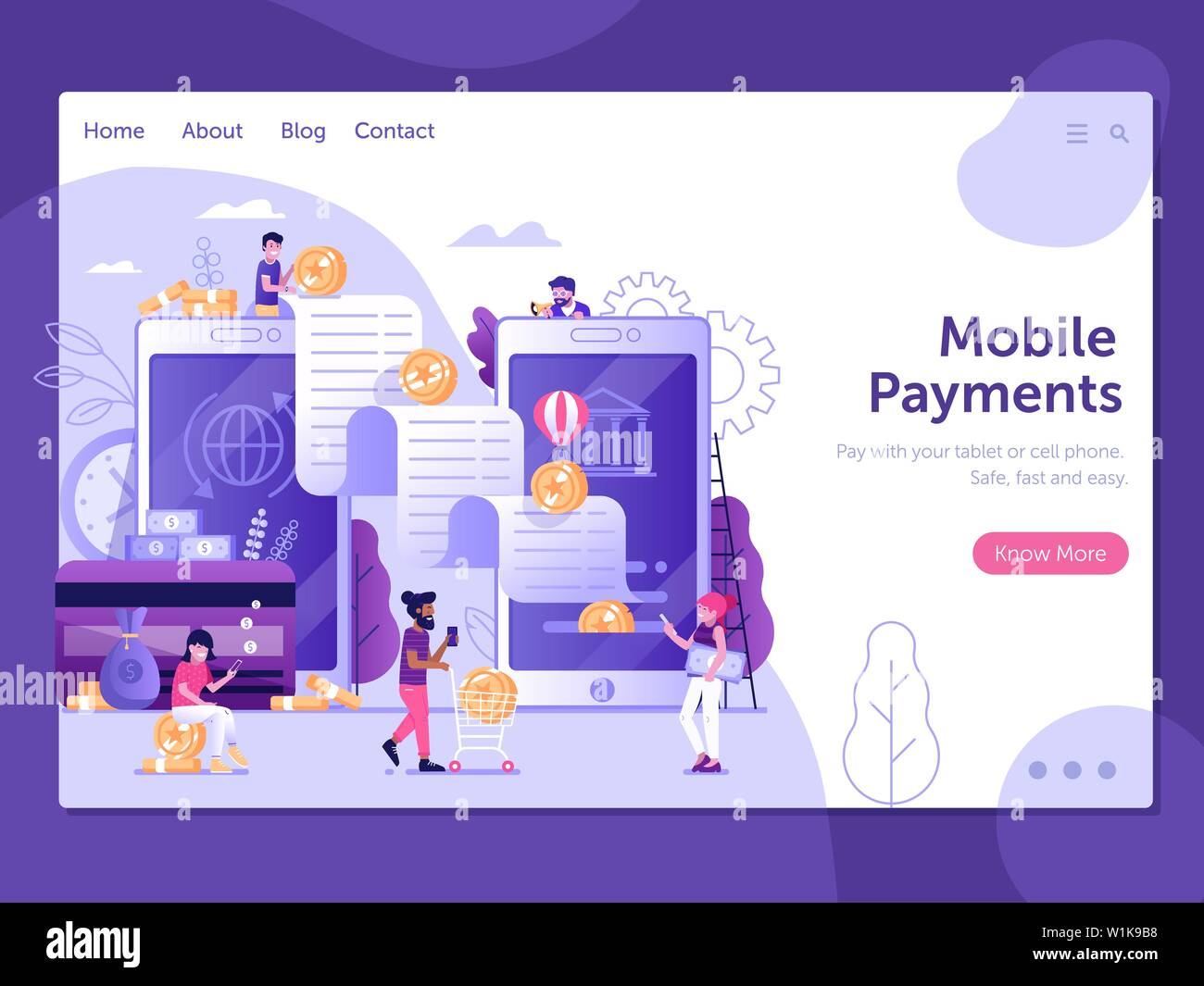 Online banking concept user hi-res stock photography and images - Alamy