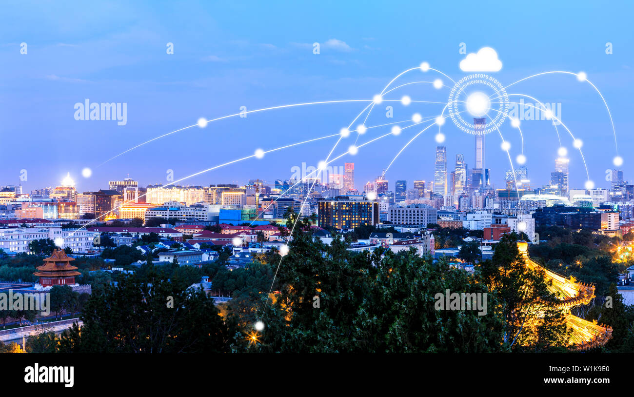 Digital beijing building hi-res stock photography and images - Alamy