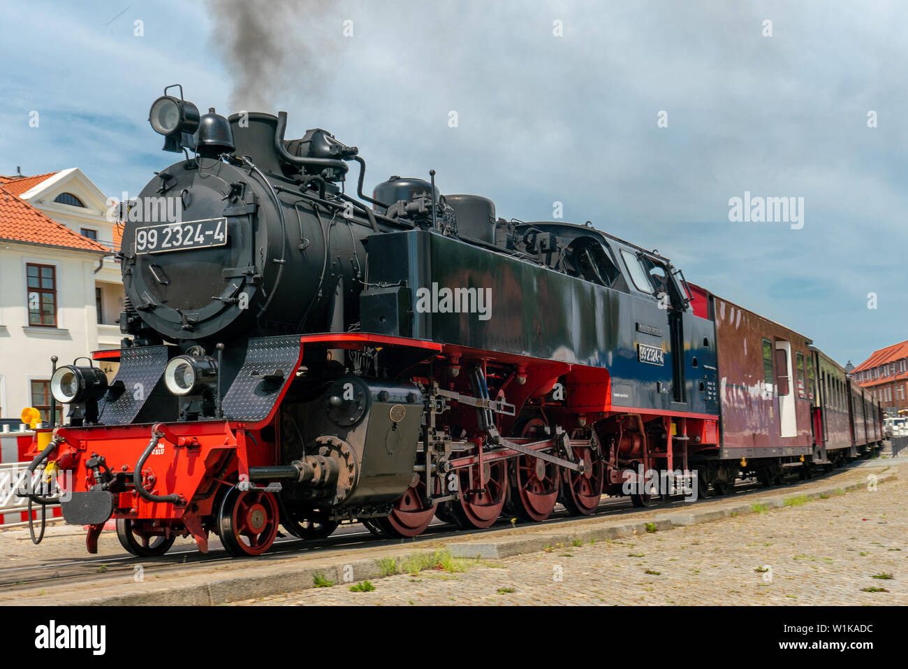 Old german steam engine locomotive hi-res stock photography and images ...