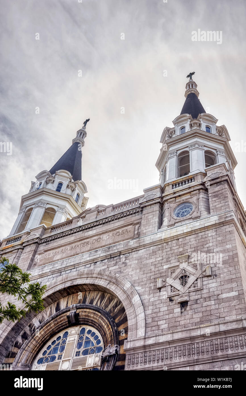 St. Maria Mater Dolorosa catholic church in Montreal, Canada Stock ...