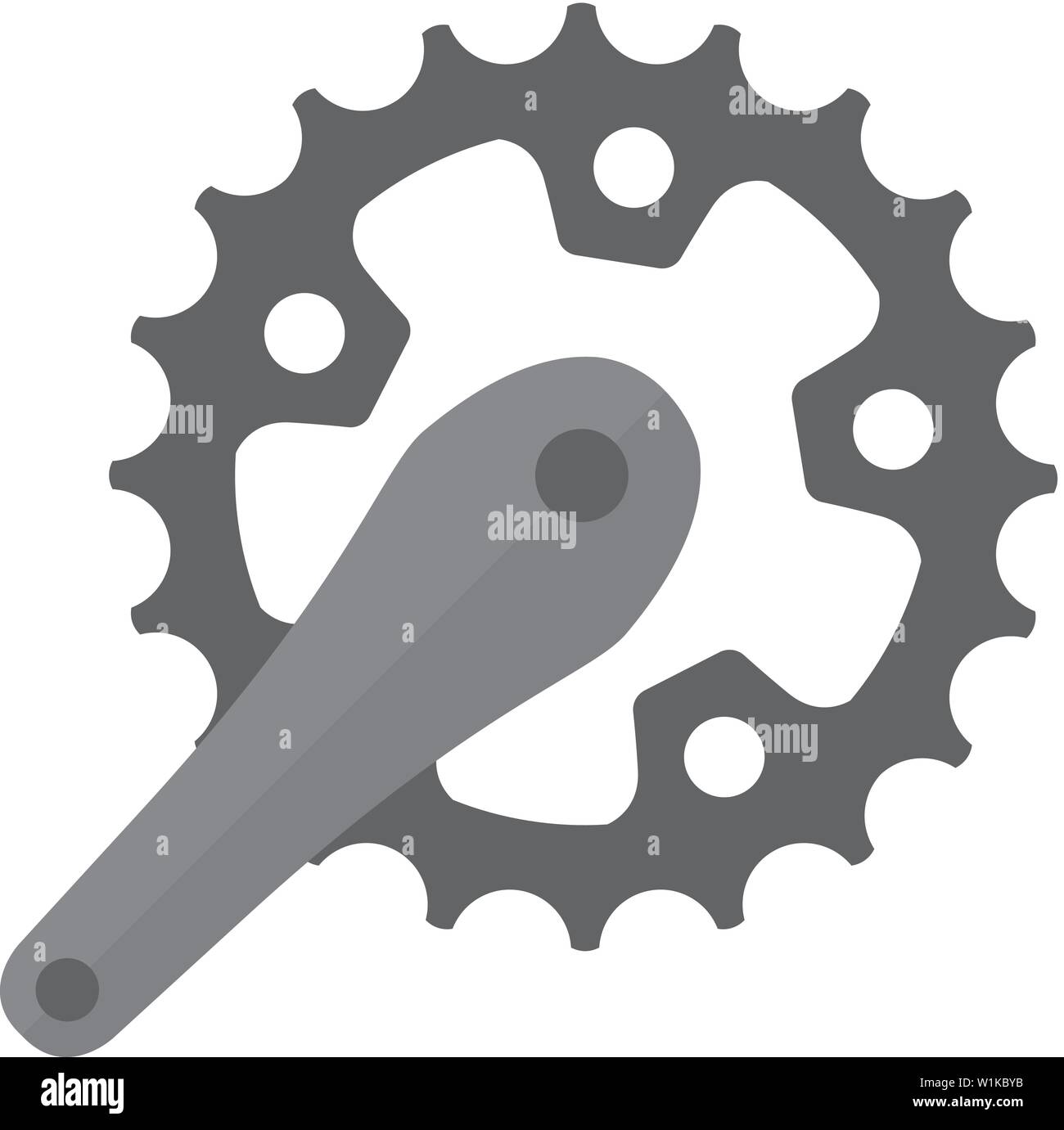 Bike Crank Vector