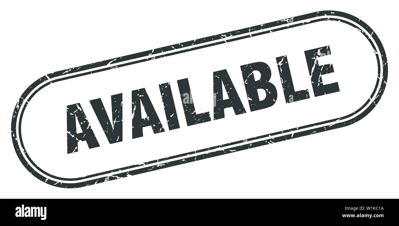 available stamp. available square grunge sign. available Stock Vector ...