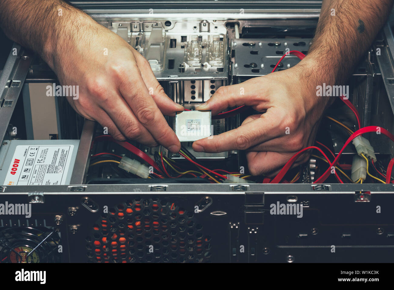The components of a personal computer system hi-res stock photography ...