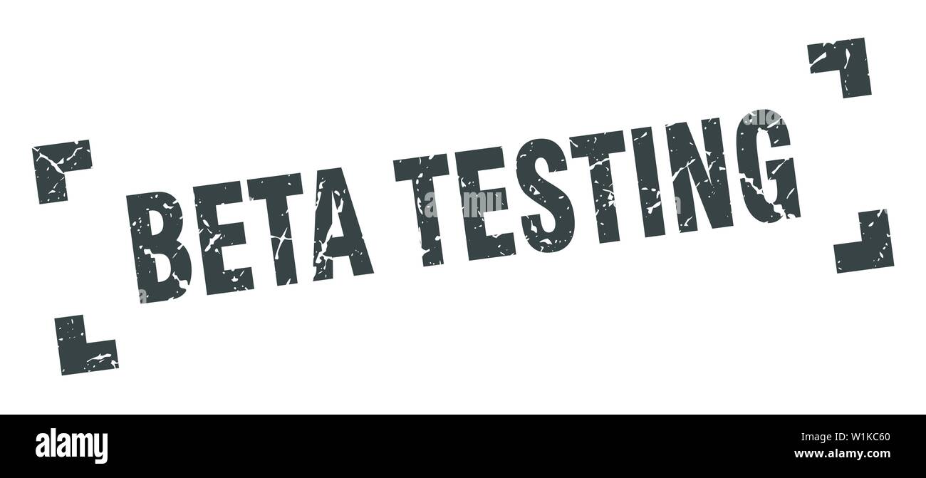 Beta testing stamp hi-res stock photography and images - Alamy