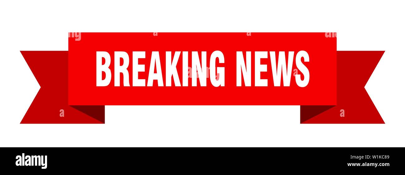 breaking news ribbon. breaking news isolated sign. breaking news banner ...