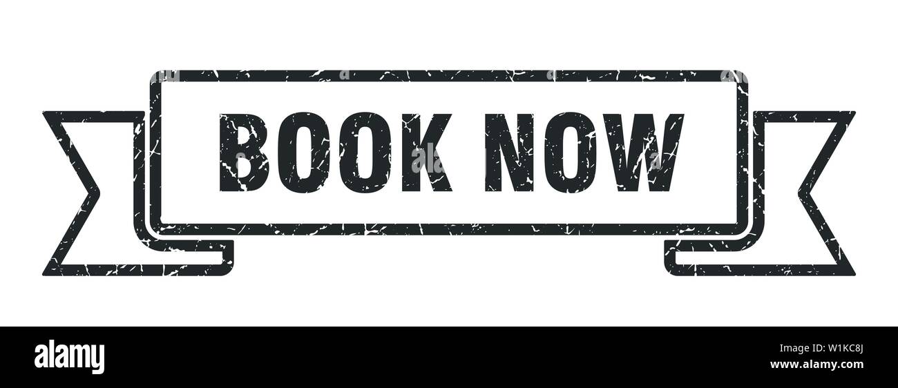 Book now banner Black and White Stock Photos & Images - Alamy