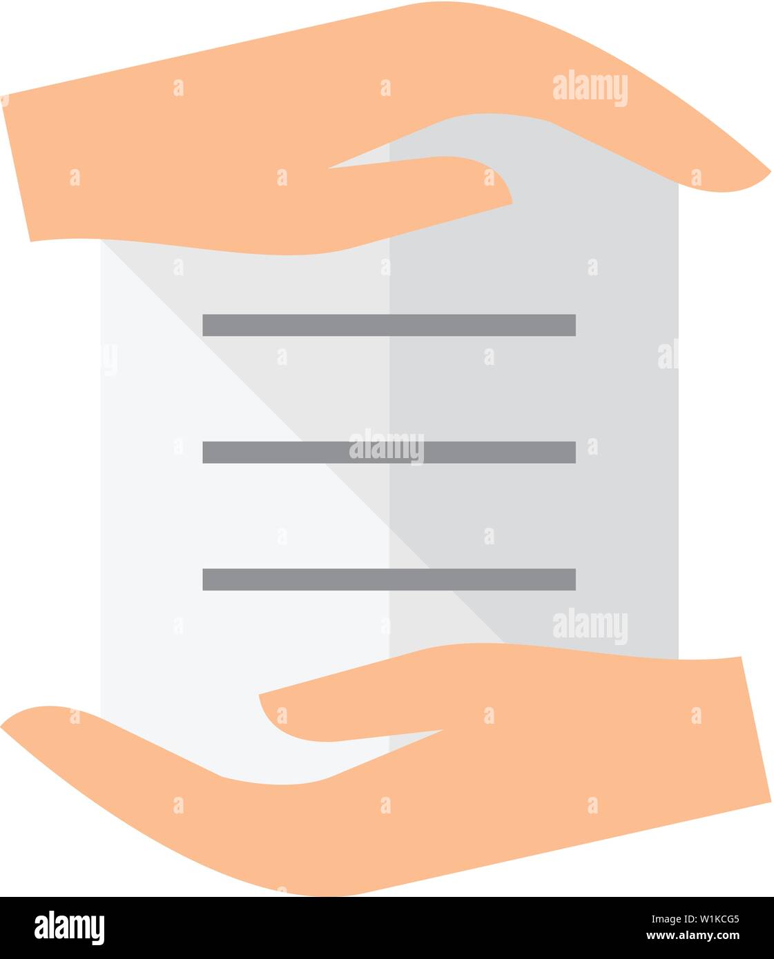 Hand over file Stock Vector Images - Alamy