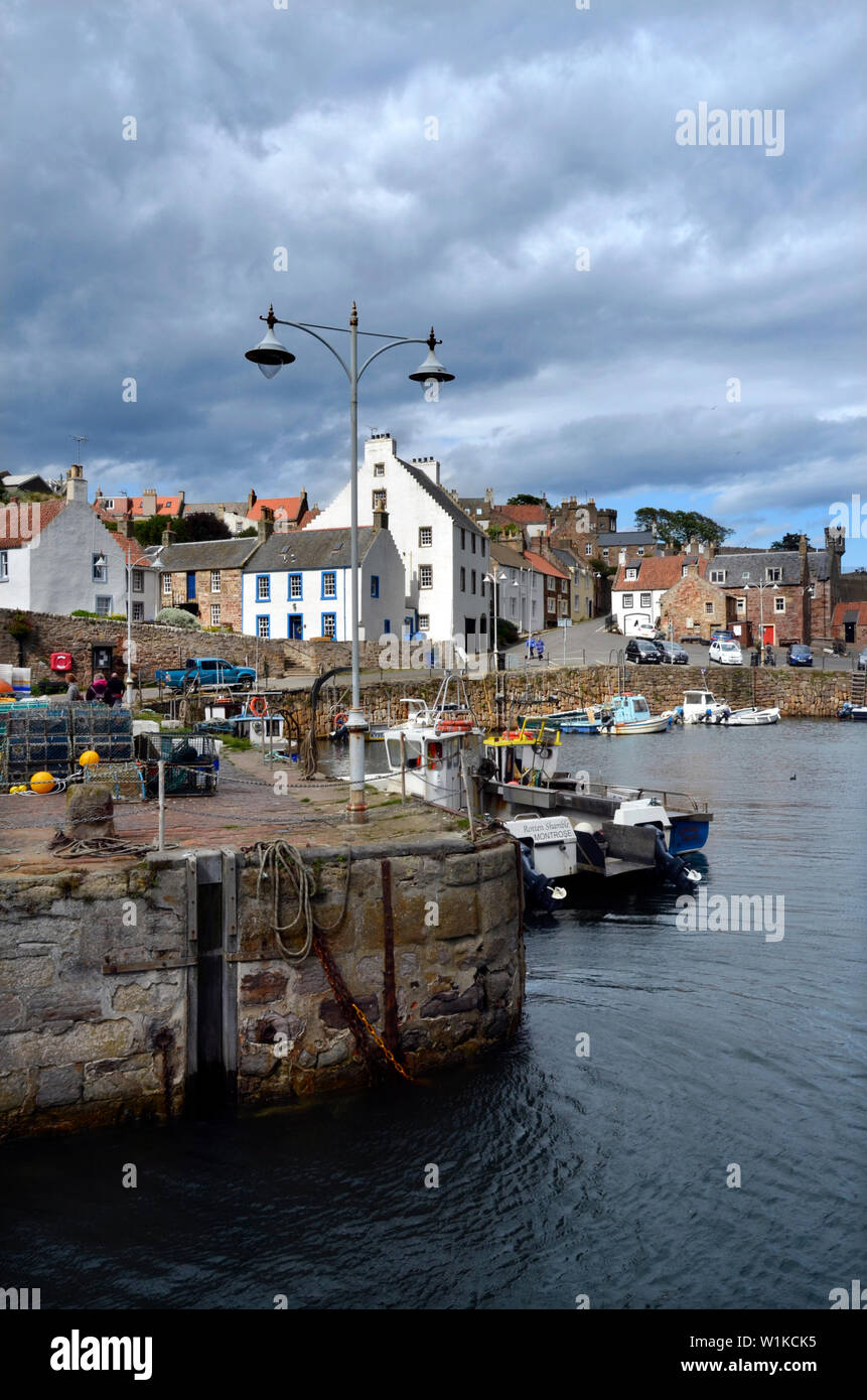 Crail harbour Scotland Stock Photo - Alamy