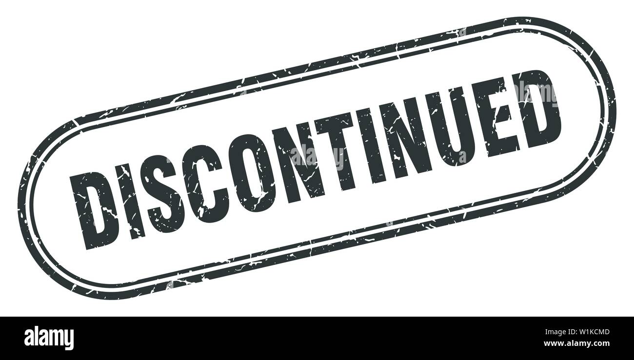 discontinued stamp. discontinued square grunge sign. discontinued Stock ...