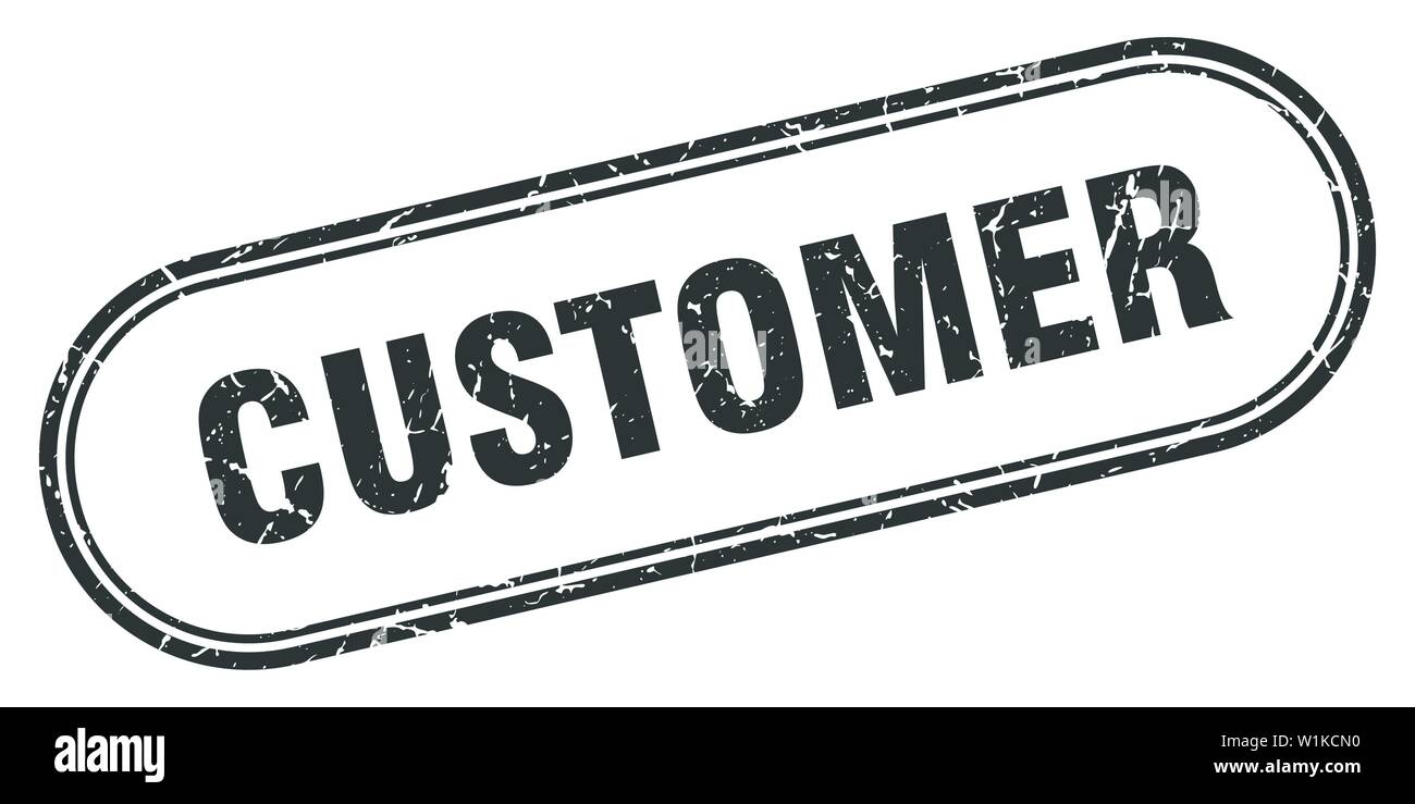 customer stamp. customer square grunge sign. customer Stock Vector Image & Art - Alamy
