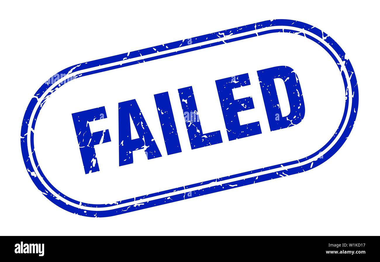 failed stamp. failed square grunge sign. failed Stock Vector Image ...
