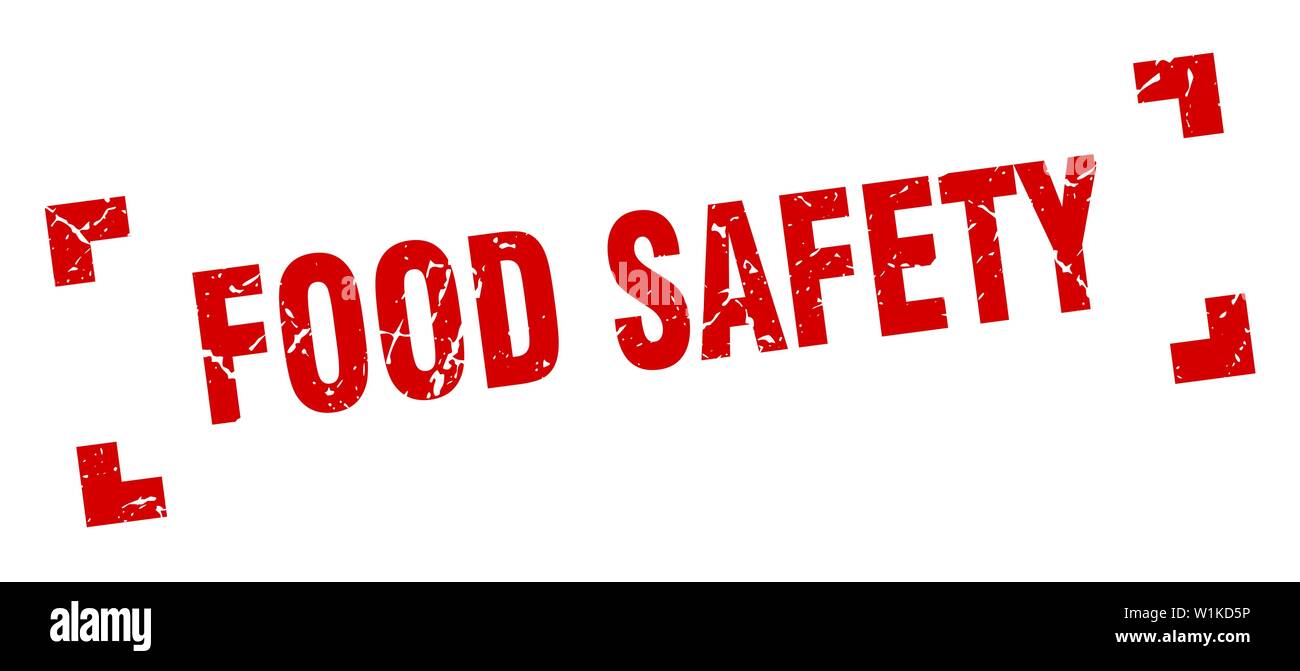 food safety stamp. food safety square grunge sign. food safety Stock ...