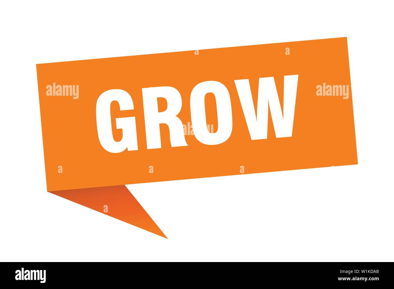 grow speech bubble. grow sign. grow banner Stock Vector Image & Art - Alamy