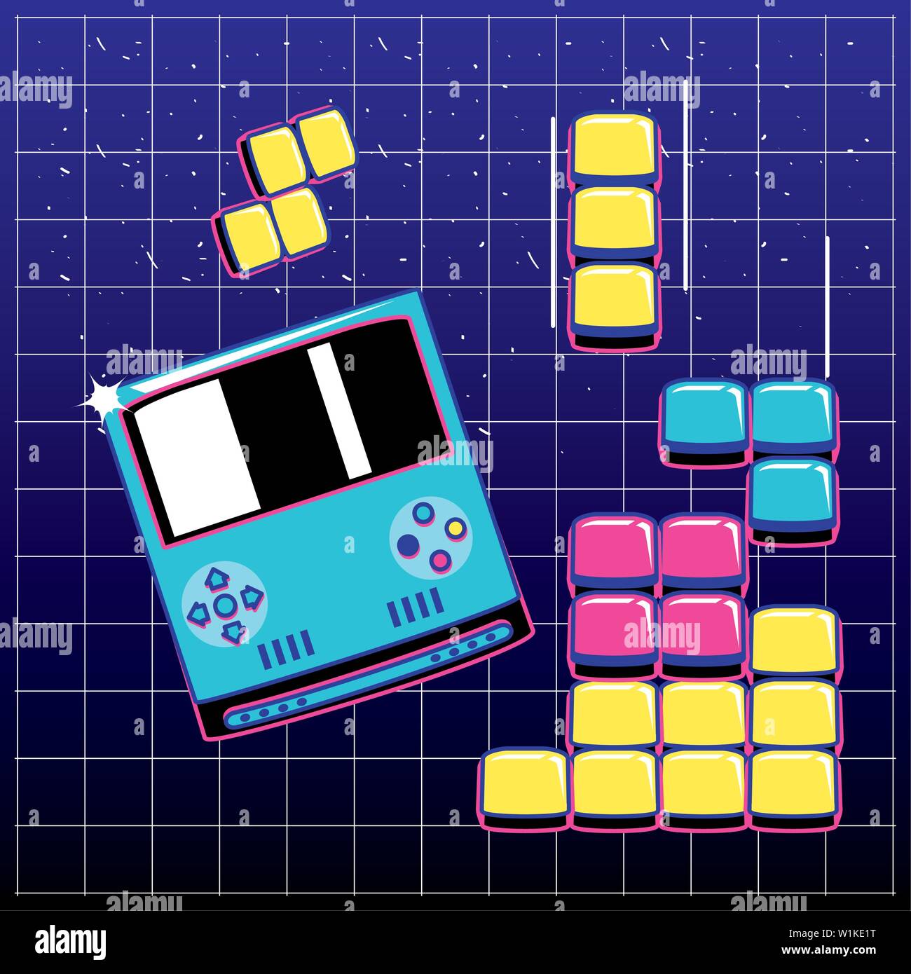 Multi colored brick Stock Vector Images - Alamy