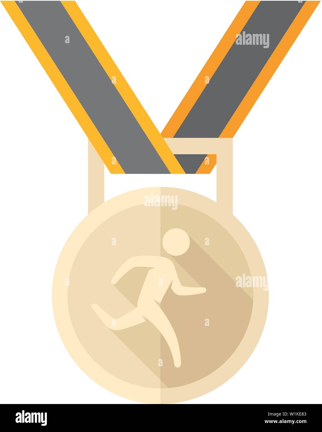 Finisher medal Stock Vector Images - Alamy