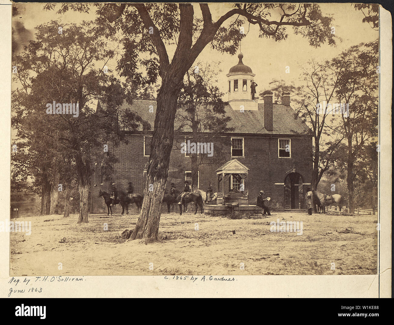 Virginia, Fairfax, Court-House Stock Photo - Alamy