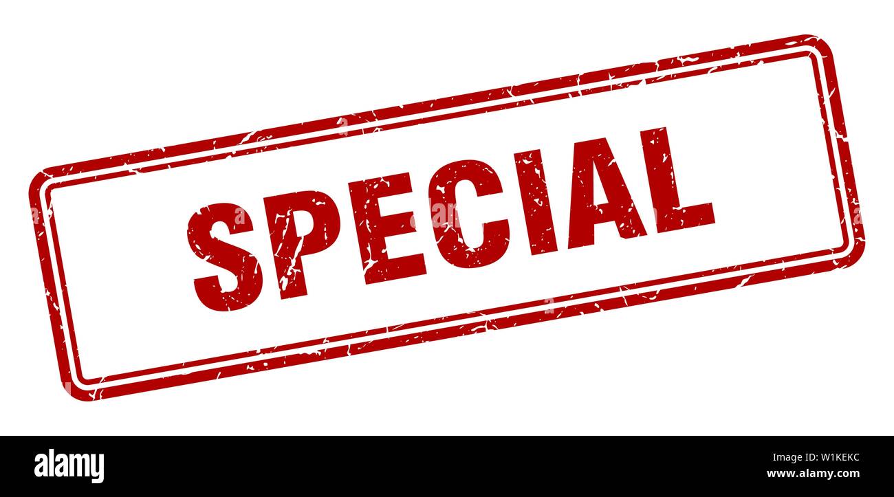 special stamp. special square grunge sign. special Stock Vector Image ...