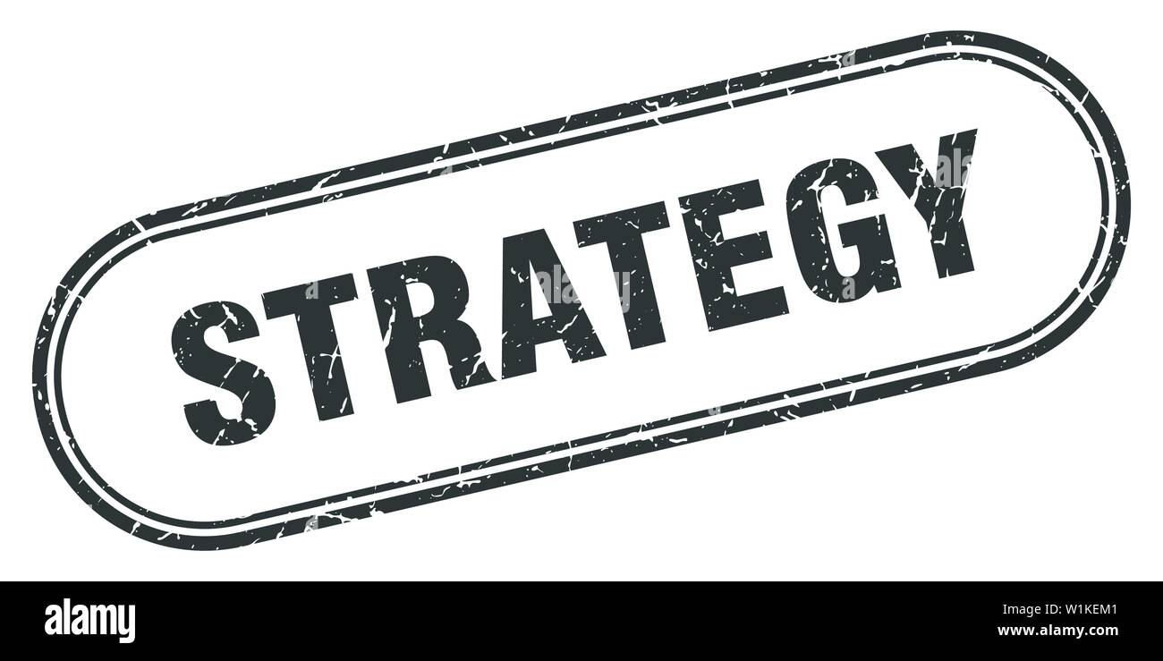 strategy stamp. strategy square grunge sign. strategy Stock Vector ...