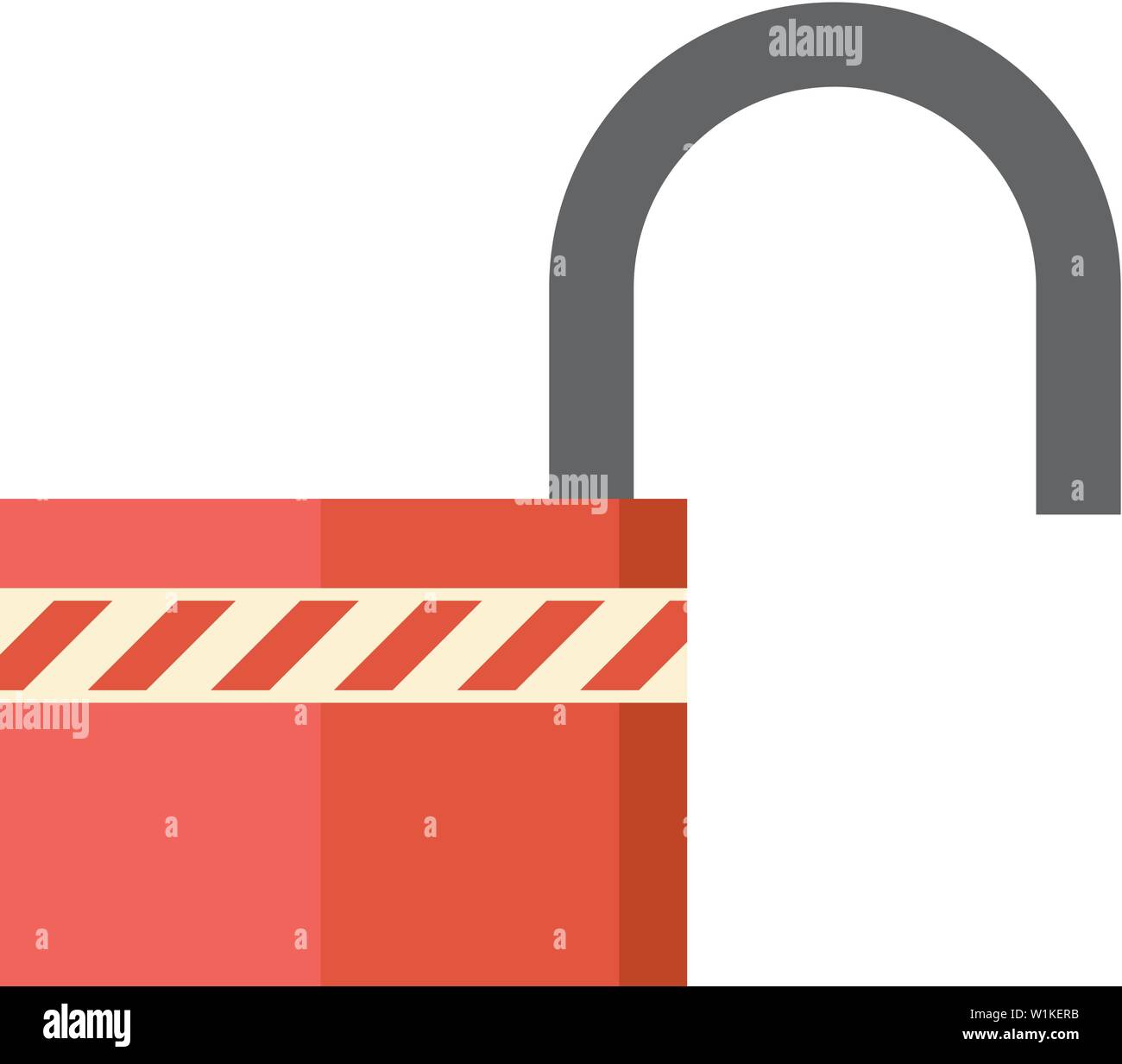 Unsecure website Stock Vector Images - Alamy