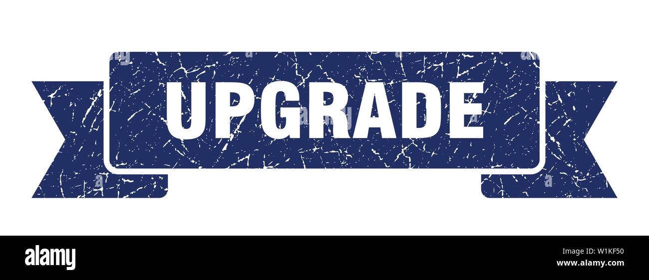 upgrade grunge ribbon. upgrade sign. upgrade banner Stock Vector Image ...