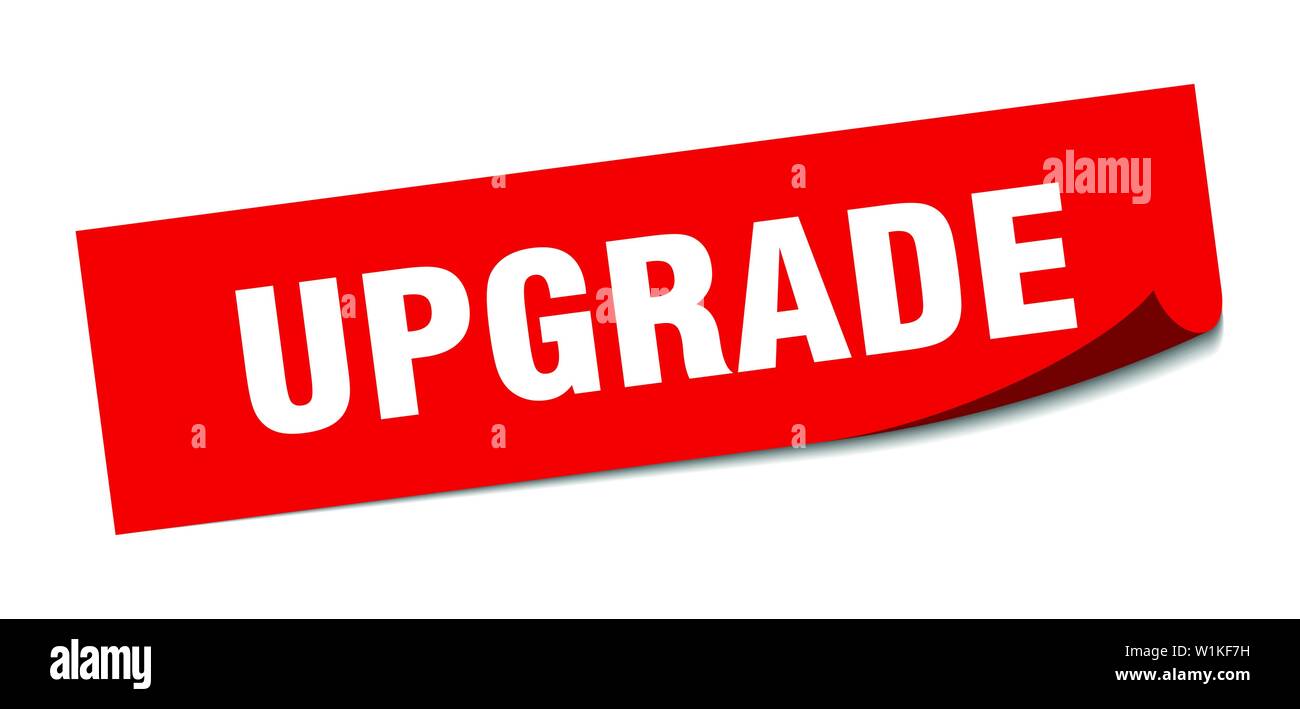 upgrade sticker. upgrade square isolated sign. upgrade Stock Vector ...