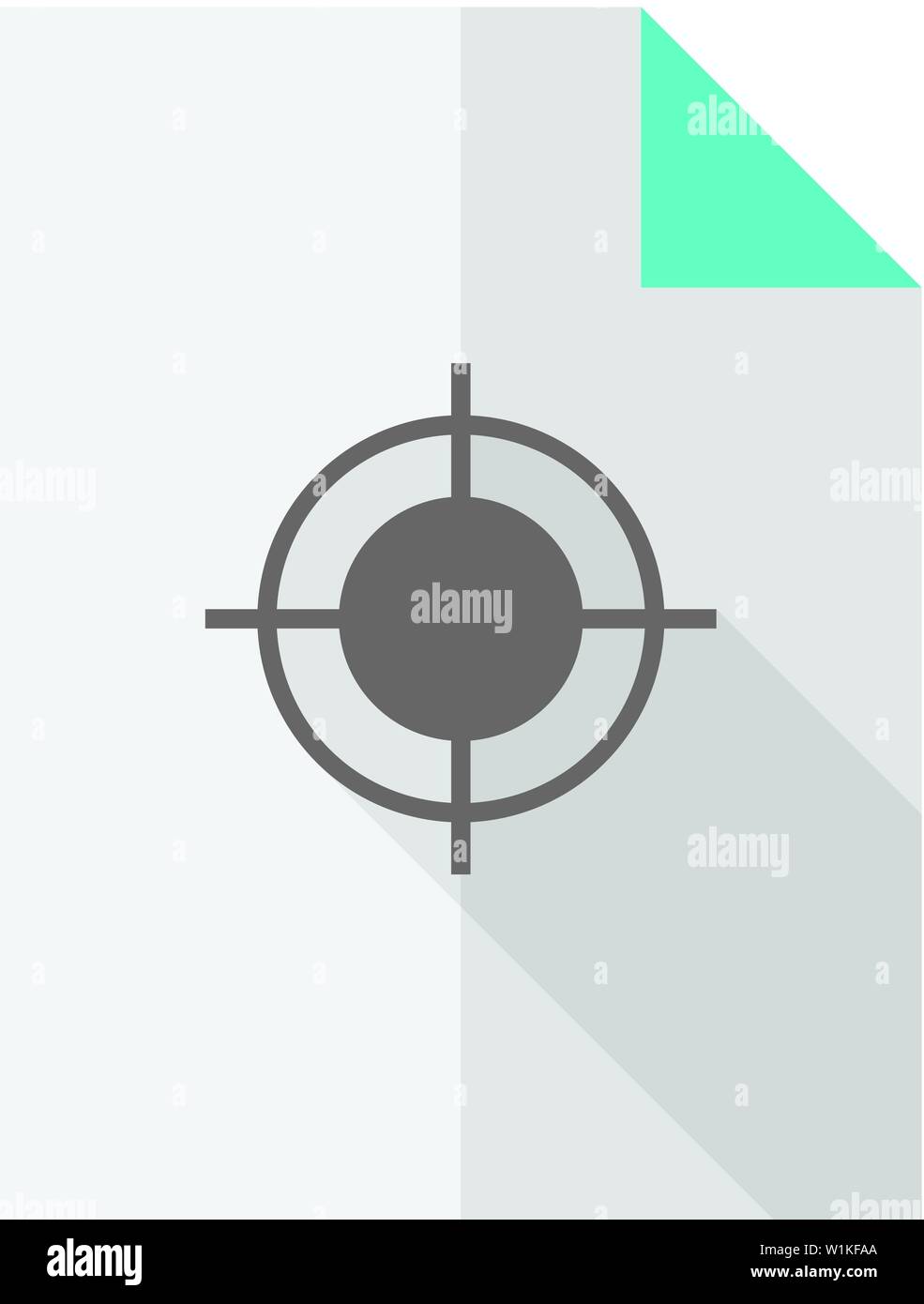 Printing quality control icon in flat color style. Print shop service ...