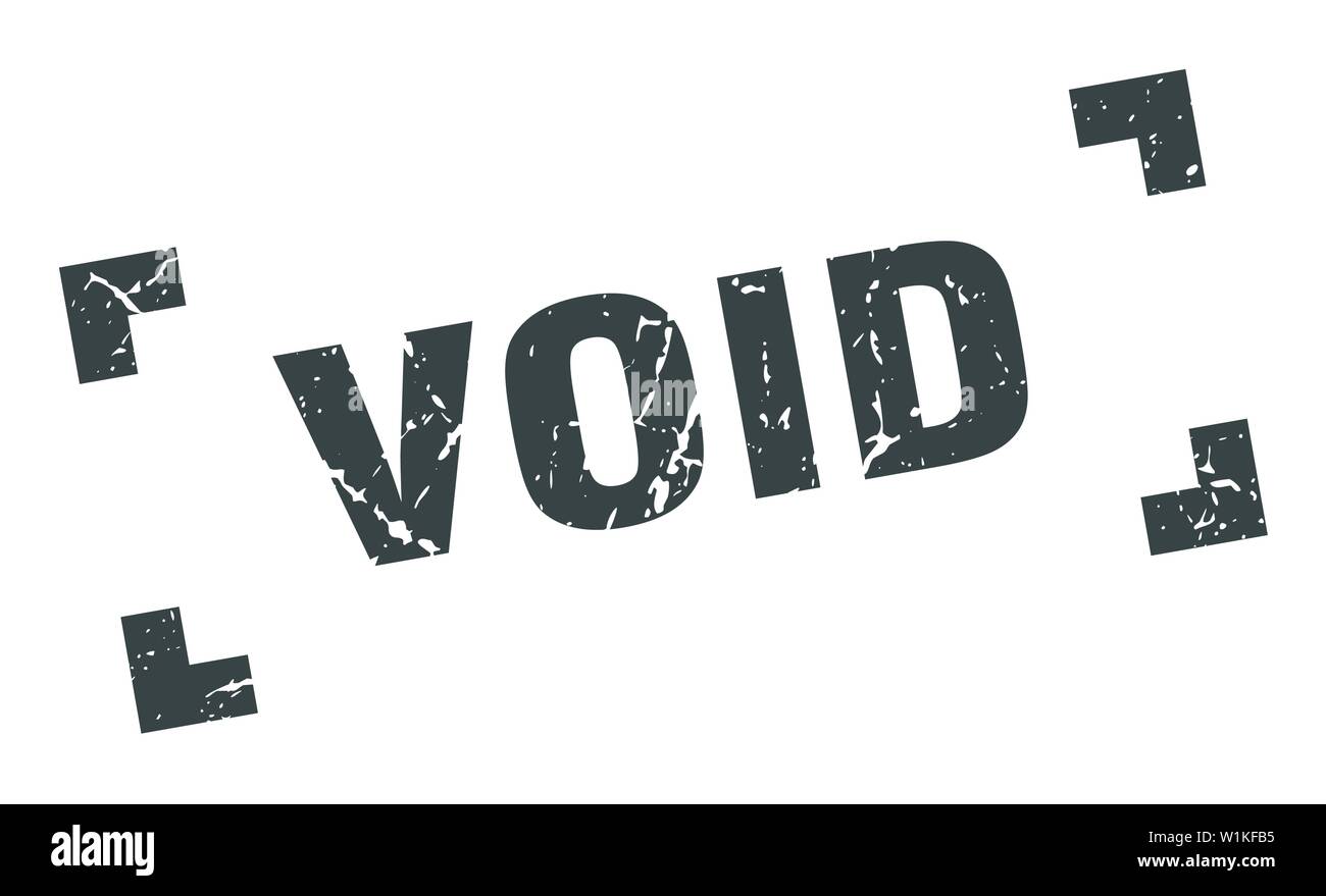 void stamp. void square grunge sign. void Stock Vector Image & Art - Alamy